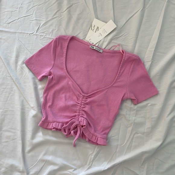 Zara | Tops | Nwt Zara Crop Top | Poshmark